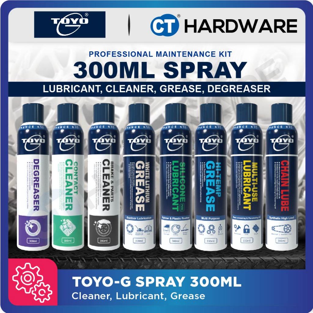 TOYO-G Specialist Spray Degreaser, Contact Cleaner, Brake & Parts ...