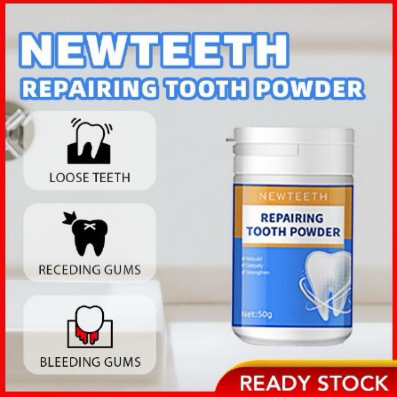 🔥ORIGINAL💯% NewTeeth Whitening Tooth Powder | Shopee Malaysia