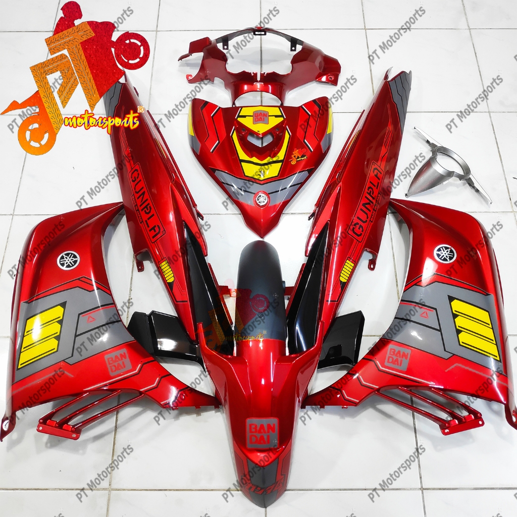 LC 135 V1 V2 V3 V4 V5 V6 V7 Cover Set Body set White Gundam Sticker ...