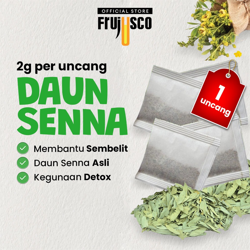 [1 Uncang] Daun Senna Uncang 2g - Teh Sanna 100% Original Uncang Asli ...