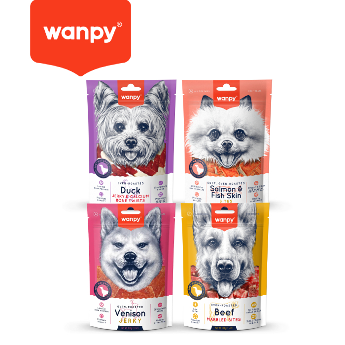Wanpy Oven Roasted Jerky Variety Treats (100g) | Shopee Malaysia