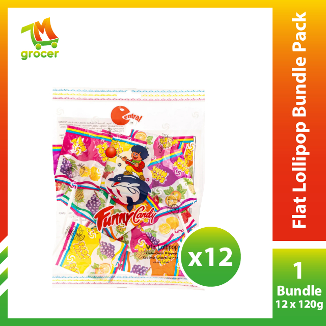 Flat Lollipop Bundle Pack (12 x 120g) | Shopee Malaysia