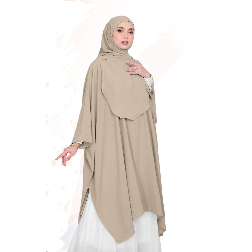* Hot Arrival * Baggy Tunic Muslimah Blouse with side pocket | Shopee ...
