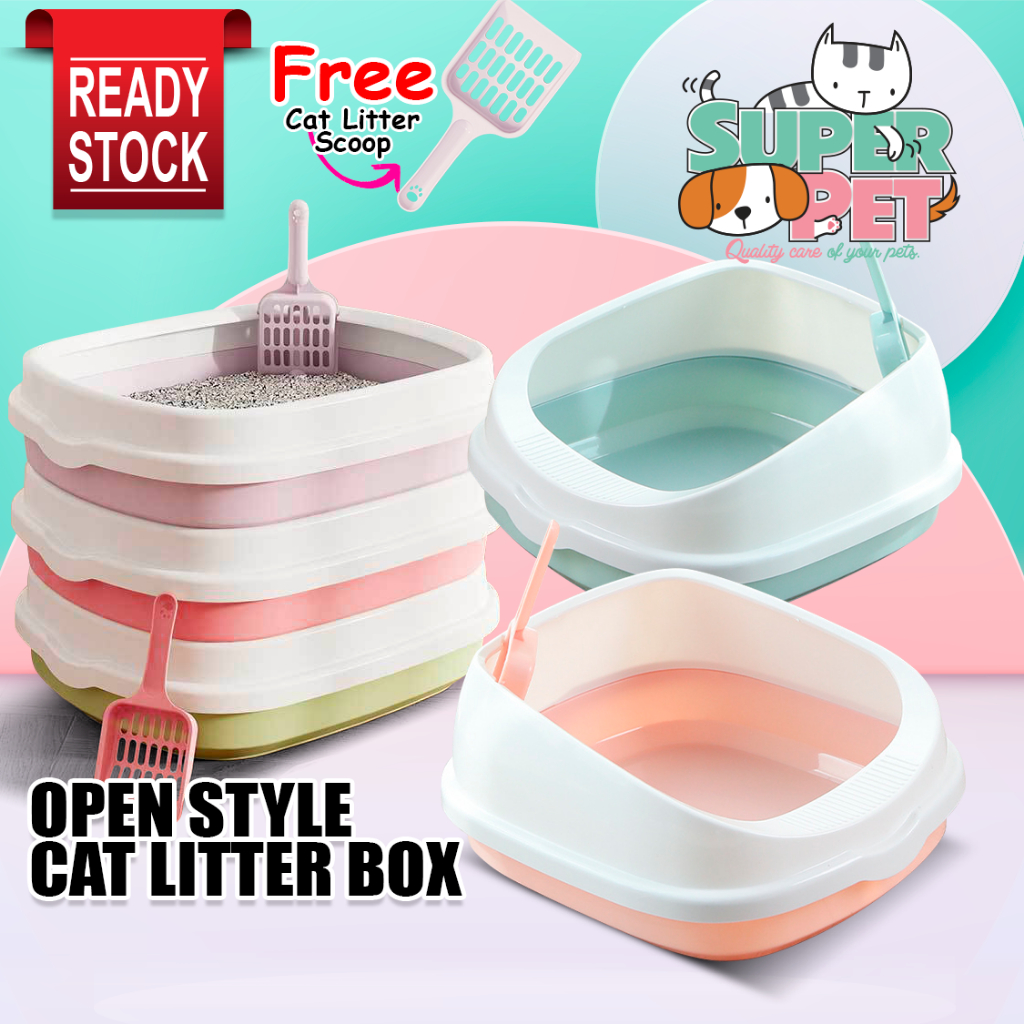 [Bekas Pasir Kucing] European Style Cat Litter Toilet Box Large Size ...
