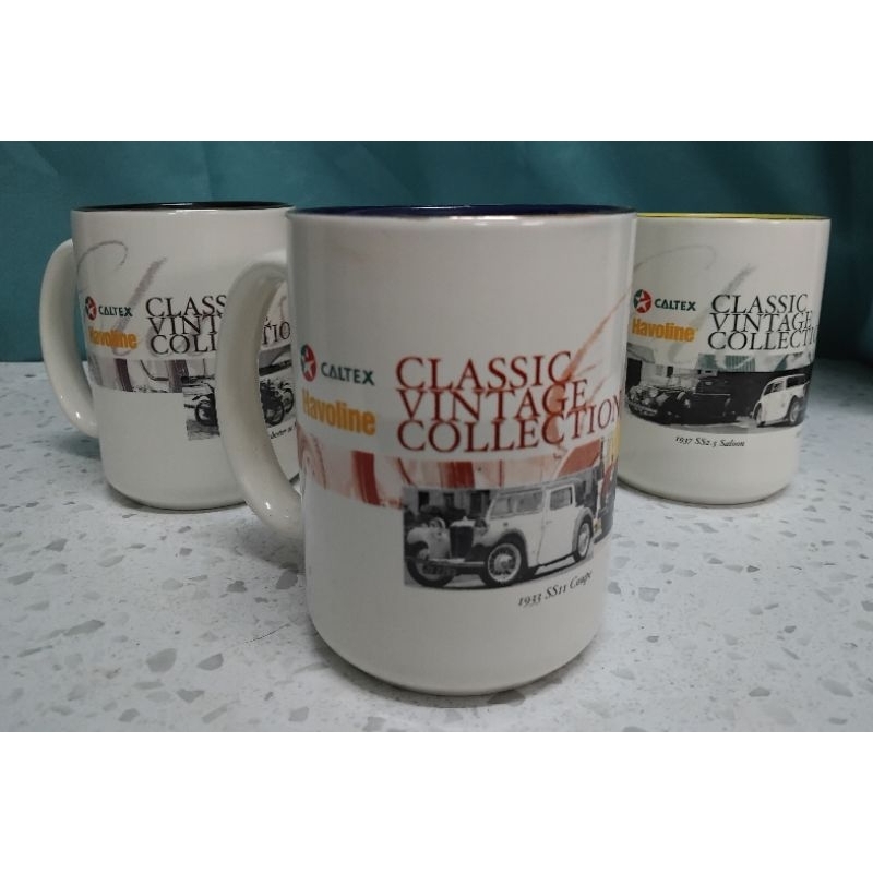Big Mug Caltex Havoline "Jaguar Classic Vintage Collection" Cawan Besar ...