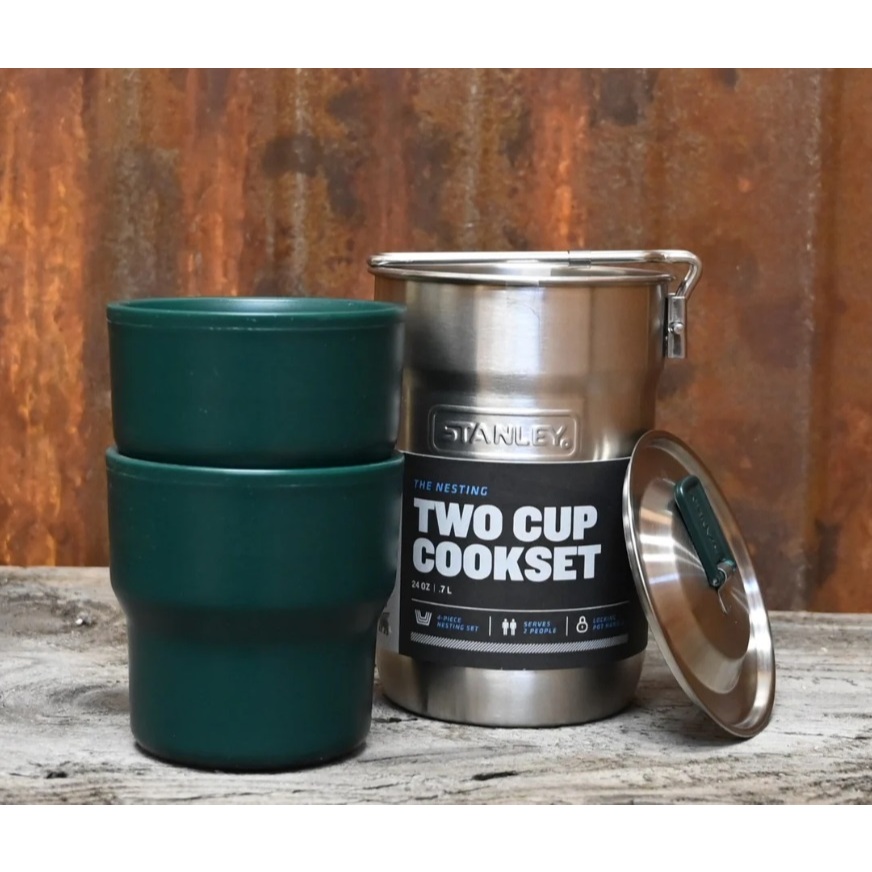 Stanley Adventure Nesting Cook Set 24o z Pot & 10 oz Cups 10-01290-025 ...