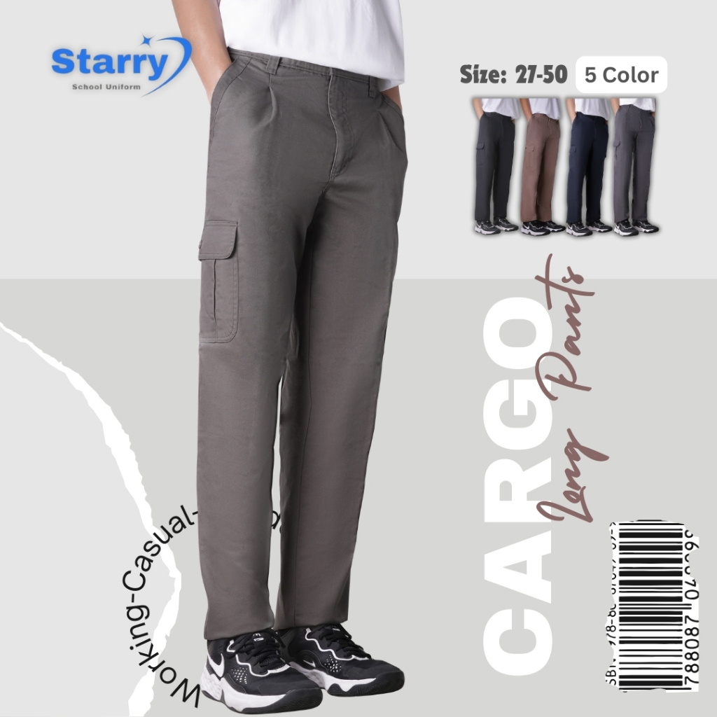 Seluar Kerja Cargo Pants 6 pockets / Seluar Kargo Cotton 6 poket/Work ...