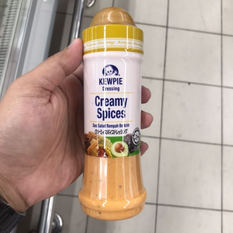 Kewpie Dressing Creamy Spices Sos Salad Rempah Berkrim 210ml | Shopee ...