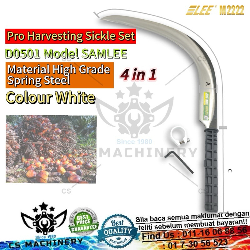 SAMLEE Heavy Duty 🔥 D0501 Pro Harvesting Sickle Set 4 in 1🔥 | Shopee ...