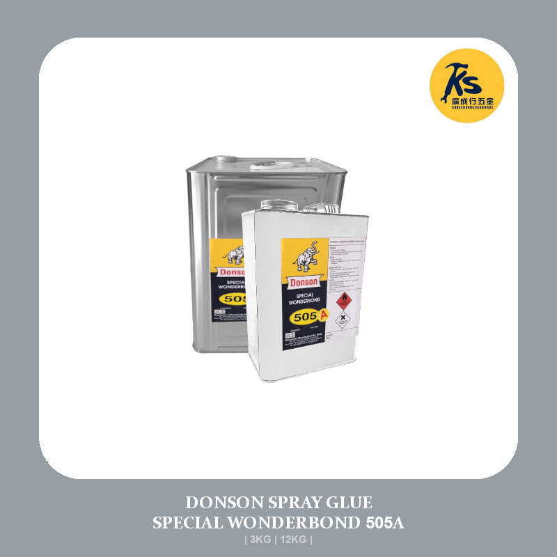 DONSON Spray Glue Special Wonderbond 505A ( 3KG | 12KG ) | Shopee Malaysia