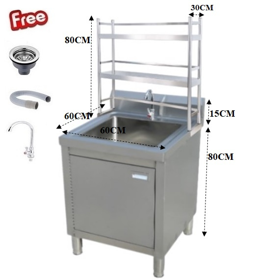 PREMIUM SINK CABINET 120CM 高档不锈钢洗槽柜子 BAR SINKS / BASIN BASUH CUCI HEAVY ...