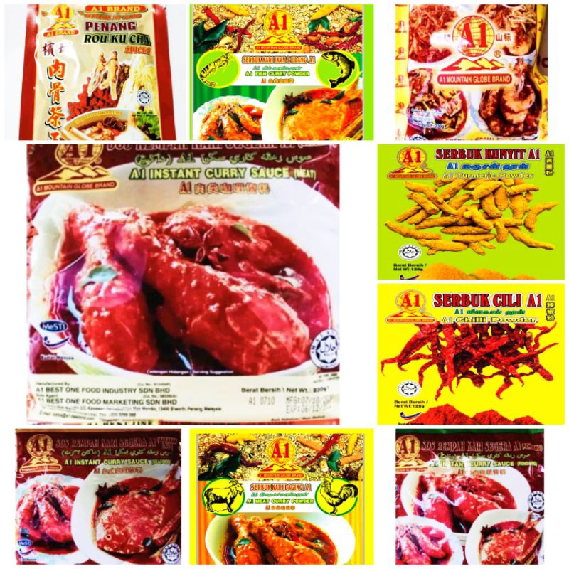 Best One A1 Mountain Globe Brand Instant Curry Paste Powder Dried ...