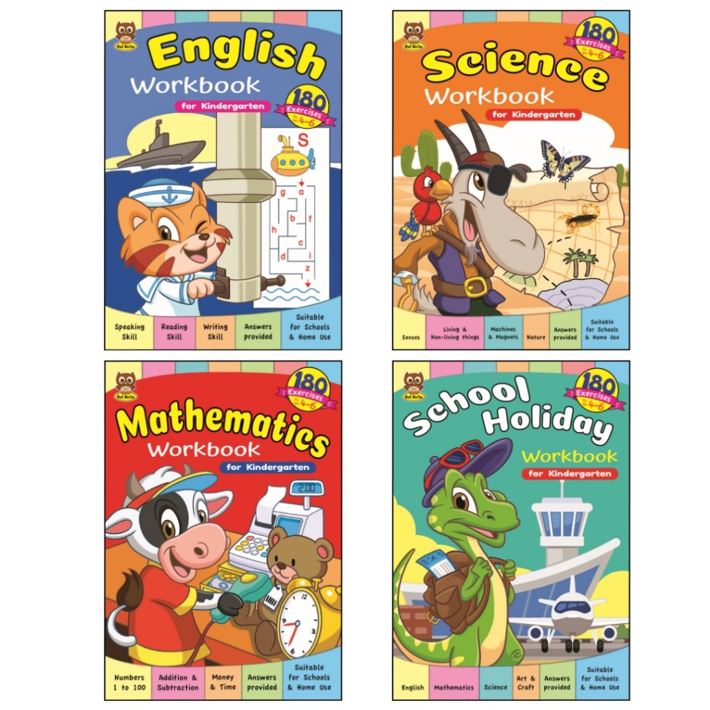 Mathematics / English / Science / School Holiday Workbook For ...