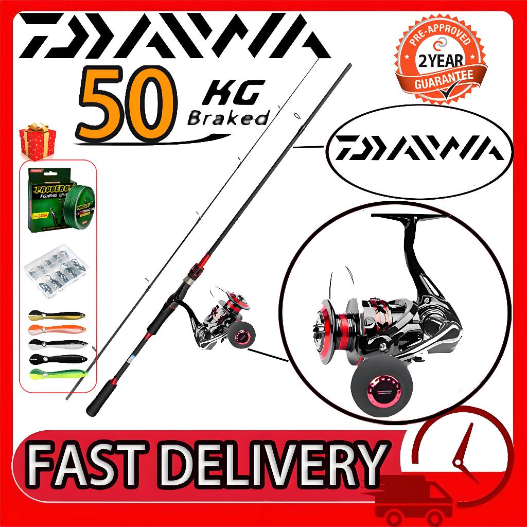 DAIWA Spinning reel fishing rod set barang mancing set combo box ...