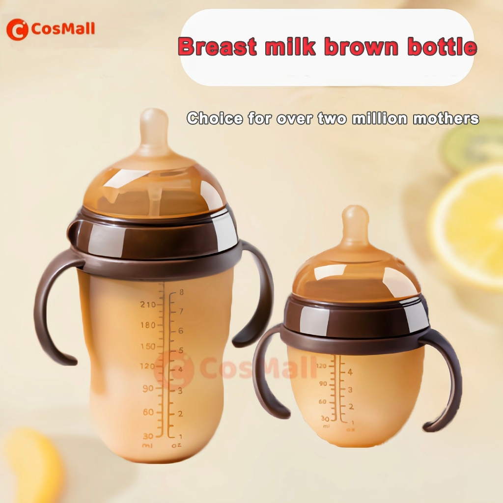 Botol silikon bayi COMOTOMO botol susu merpati botol susu untuk 0-36 ...