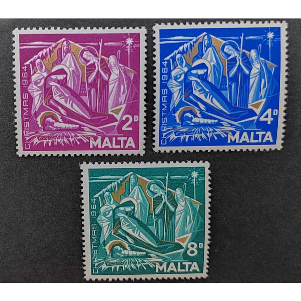 MALTA, 1964 Christmas Stamps , MINT, COMPLETE SET | Shopee Malaysia
