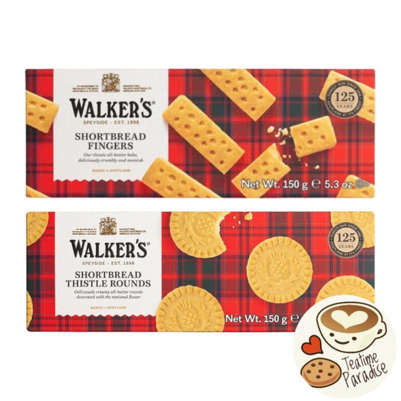 Walkers Shortbread Fingers 150g / Shortbread Rounds 150g | Shopee Malaysia