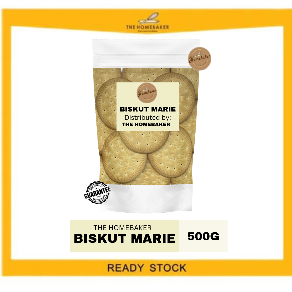 Biskut Marie / Marie Biscuit / Repacked 500g / Halal / HomeBaker ...