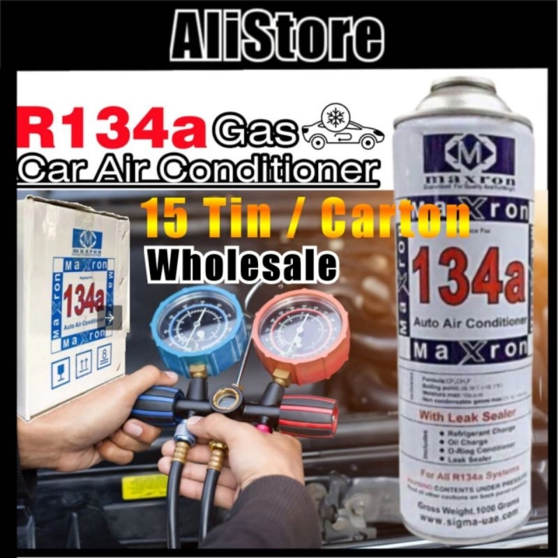ALi [ WHOLESALE ] Bulk R134a Gas Aircond Kereta MAXRON R134A Car Air ...