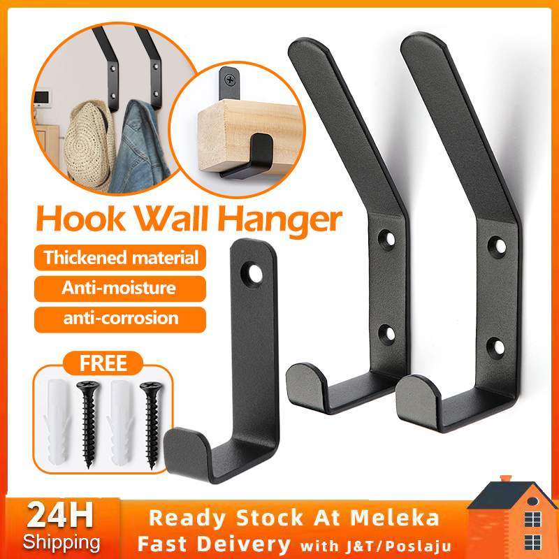 👚New Clothes Wall Mount Hook Storage Hook Metal Wall Door Mount Holder ...