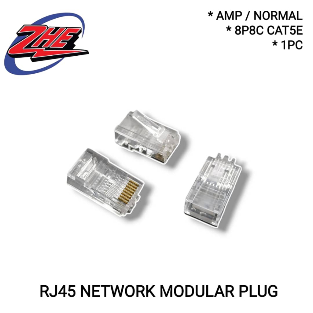 (1PC) RJ45 CAT5E NETWORK CABLE GOLD PLATED 8P8C MODULAR PLUG ETHERNET ...