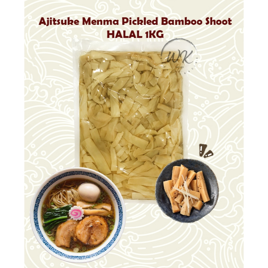 Ajitsuke Menma Pickled Bamboo Shoot HALAL 1KG | Shopee Malaysia