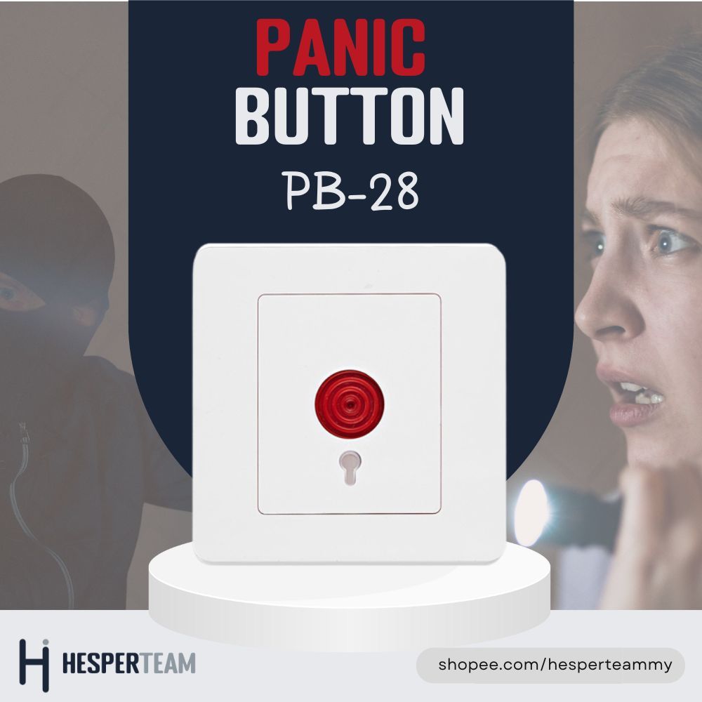 (Ready Stock) Wired Panic Button for Burglar Alarm System 3"x 3 ...