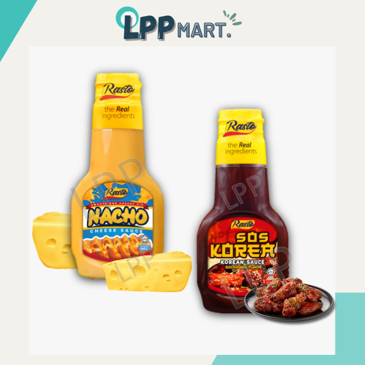 RASTO NACHO CHEEZY/ RASTO SOS KOREAN/ CHEESEZY/ KOREAN SAUCE [400g] | Shopee Malaysia