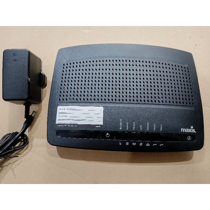 Used Maxis Technicolor TG784n Router | Shopee Malaysia