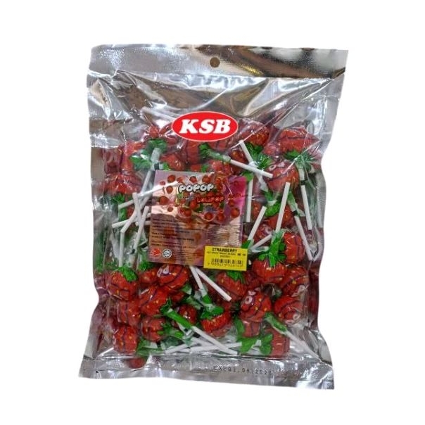 【450g】Popop Strawberry Lolipop | Shopee Malaysia