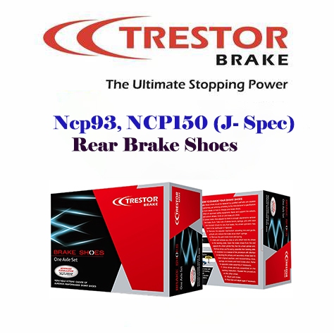 Toyota Vios NCP93, NCP150 Trestor Rear Brake Shoes D2383S | Shopee Malaysia