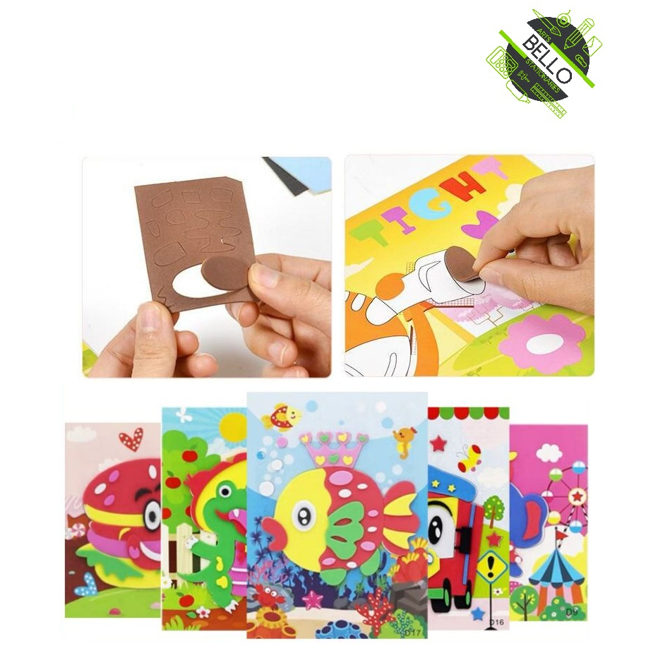 Eva Foam Sticker Art and Crafts for kids Early Learning Educational ...