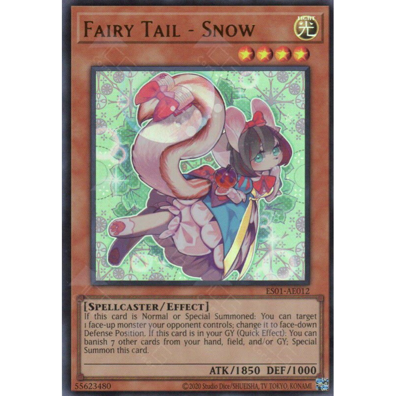 Yugioh ES01-AE012 Fairy Tail - Snow (UR) | Shopee Malaysia