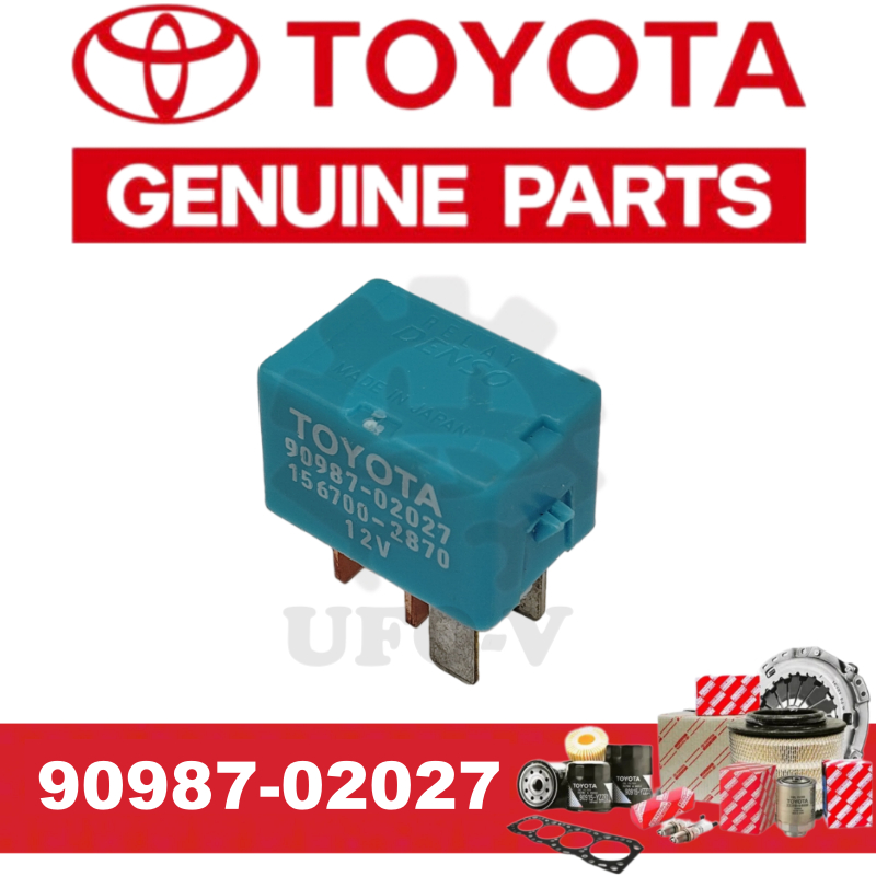 90987-02027 DENSO Headlamp Power Relay for Toyota & Lexus & Perodua ...