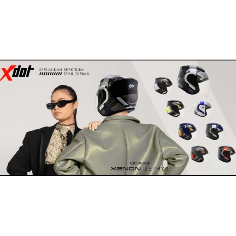 Helmet XDOT G518B ZEPHYR & XENON Motorcycle High Performance Helmet ...