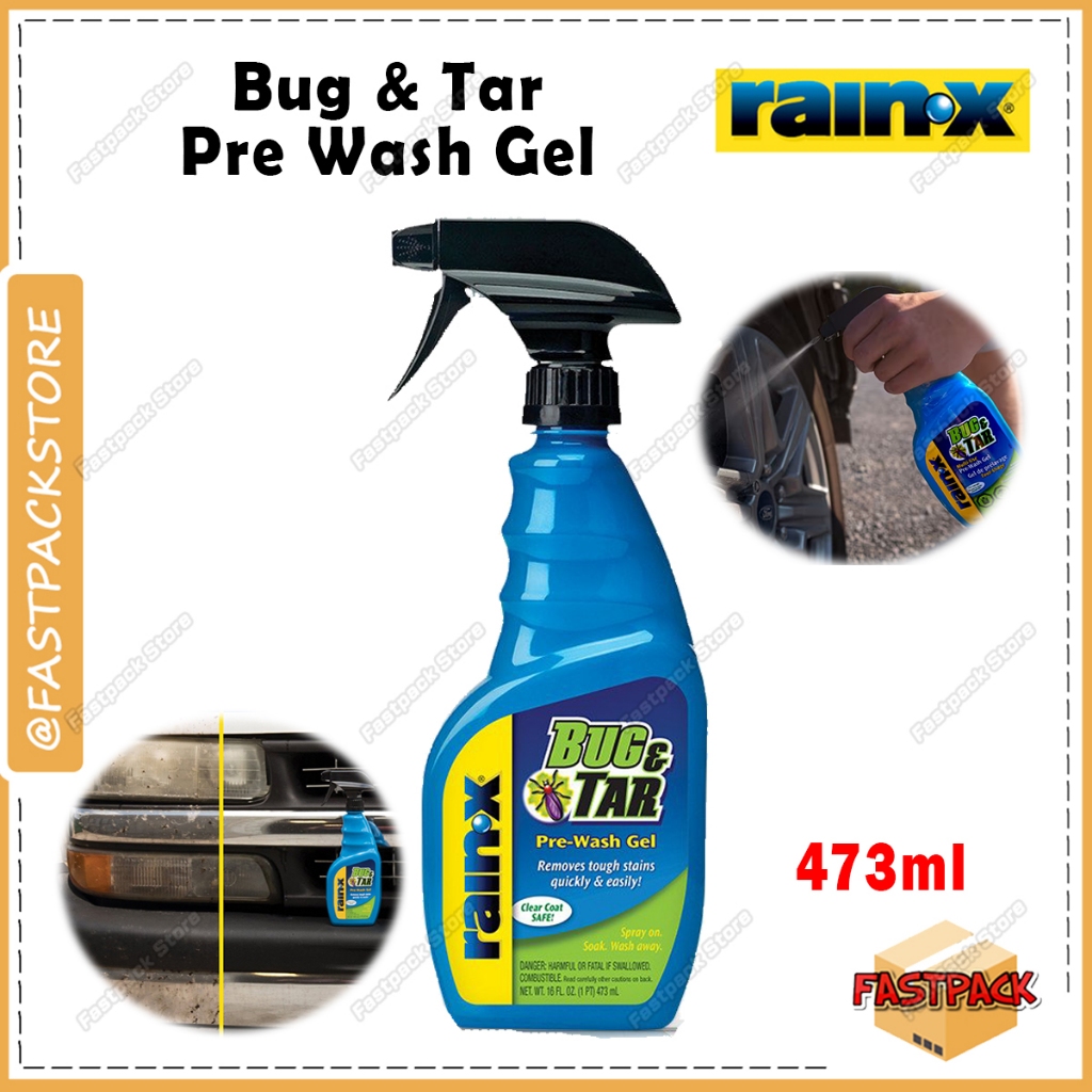 Rain-X / Rain X Bug & Tar Pre-Wash Gel Remove Dirts Bird Dropping Tough ...