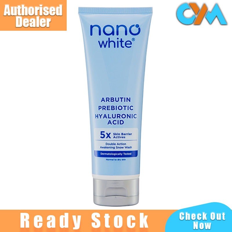 Nano White Awakening Snow Wash Pembersih Wajah Face Cleaning100g ...