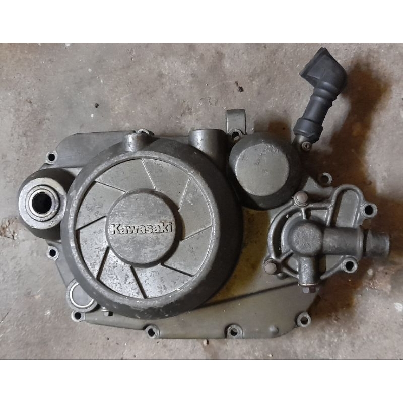 USED ORIGINAL RIGHT SIDE COVER ENGINE ENJIN KANAN KAWASAKI KIPS PETAK ...
