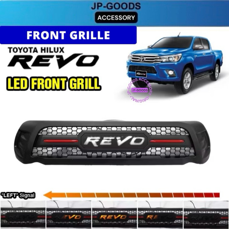 Toyota Hilux Revo LED Front Grill With Signal Left & Right Running LED ...