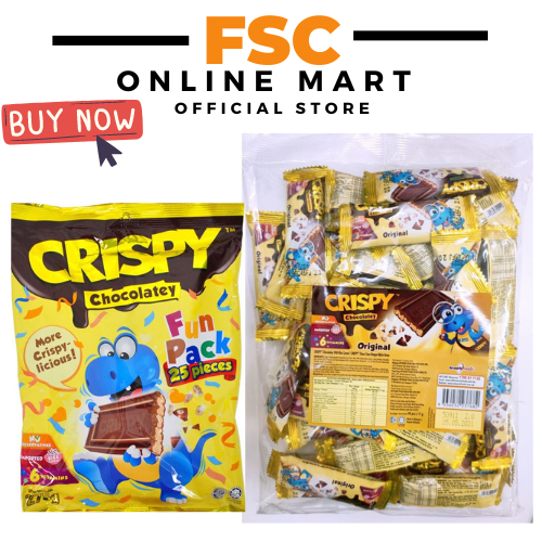 [FSC] Crispy Chocolate Rice Cereal Bar25 pcs/ 40 pcs | Shopee Malaysia