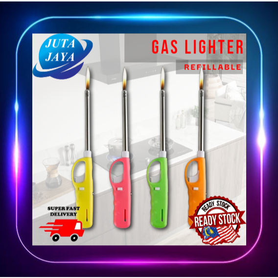 Kitchen Gas Lighter Long Nozzle Lighter with Ignition Switch On The ...