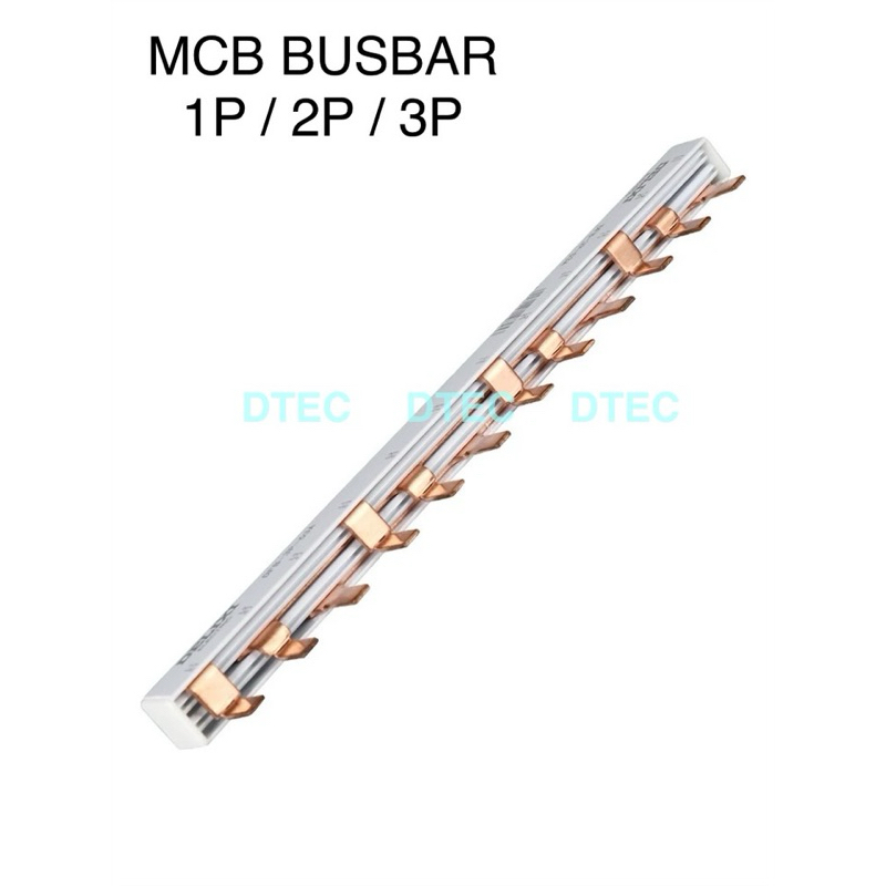 1Meter -MCB COPPER BUSBAR / MCB Busbar / Copper Bar 1 pole 2 poles & 3 ...