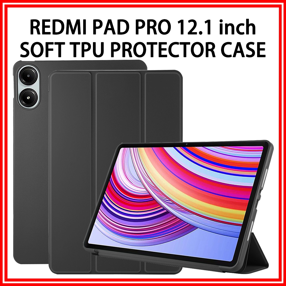 RedMi Pad Pro 12.1 Inch Case Soft TPU Protector Cover Red Mi Pad Pro 12 ...