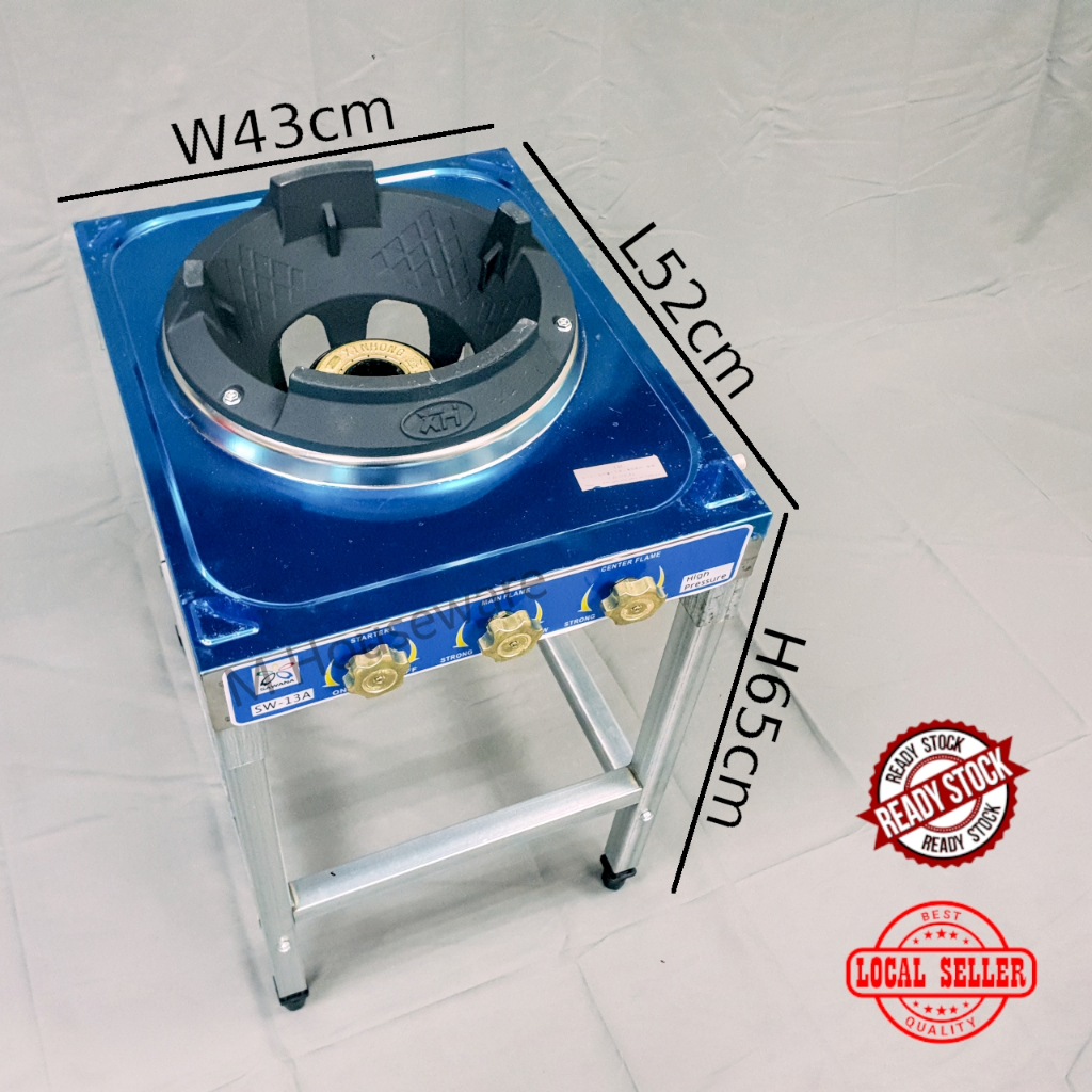 High Pressure Stove Commercial Shelf Gas Stove Dapur Masak Dapur Gas ...