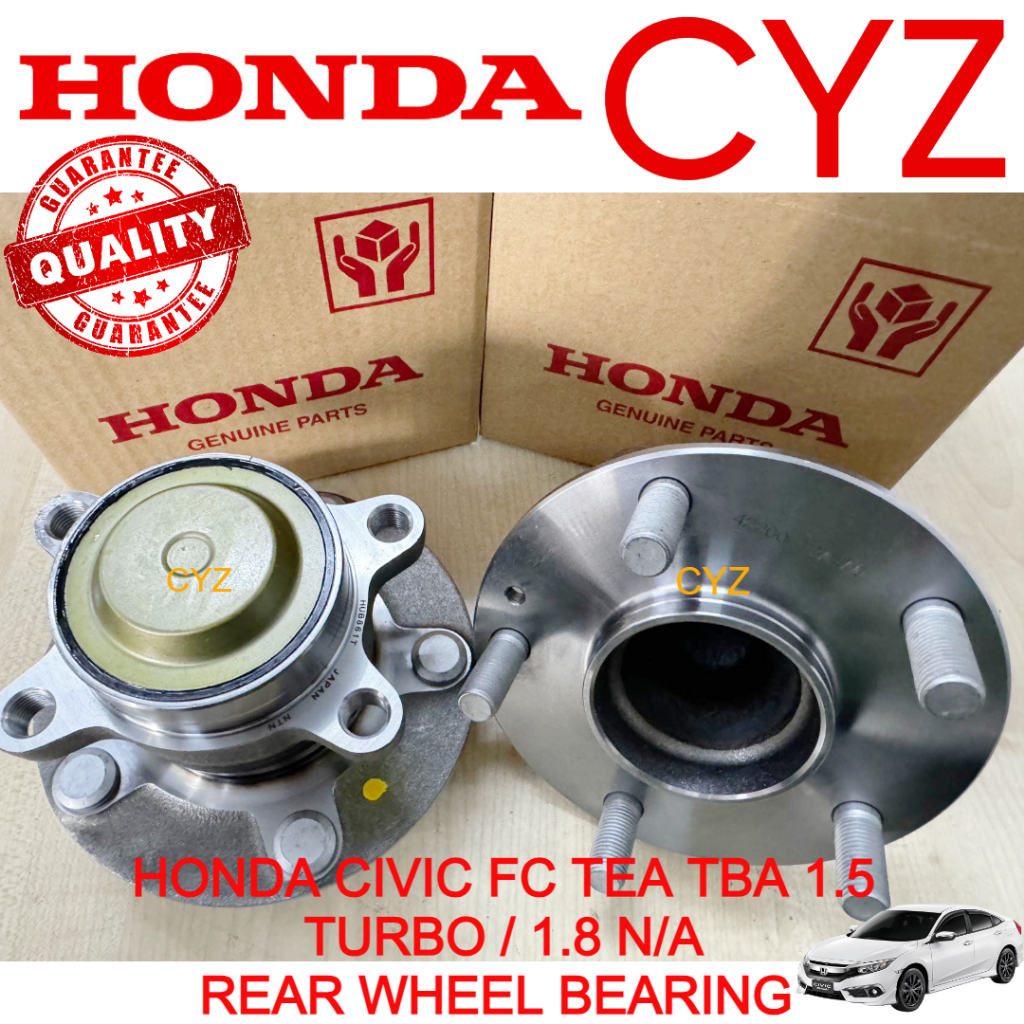 Rear Wheel Hub Bearing Honda Civic FC TEA TBA 1.5 TURBO / 1.8 N/A ...