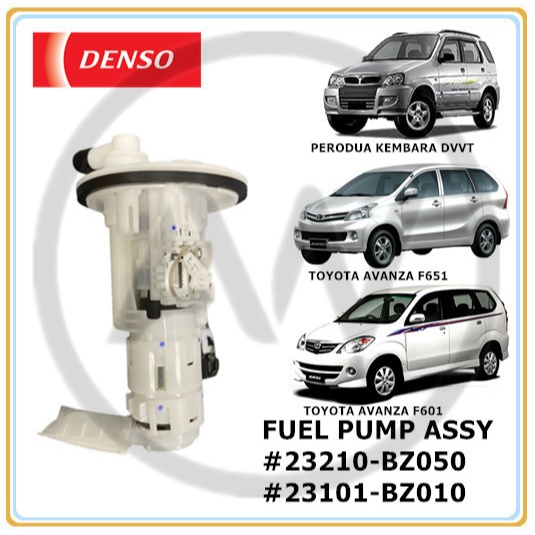DENSO Toyota Avanza 1.3 F601 F651 Perodua Kembara DVVT Fuel Pump Module Assy Assembly (4 Pin ...