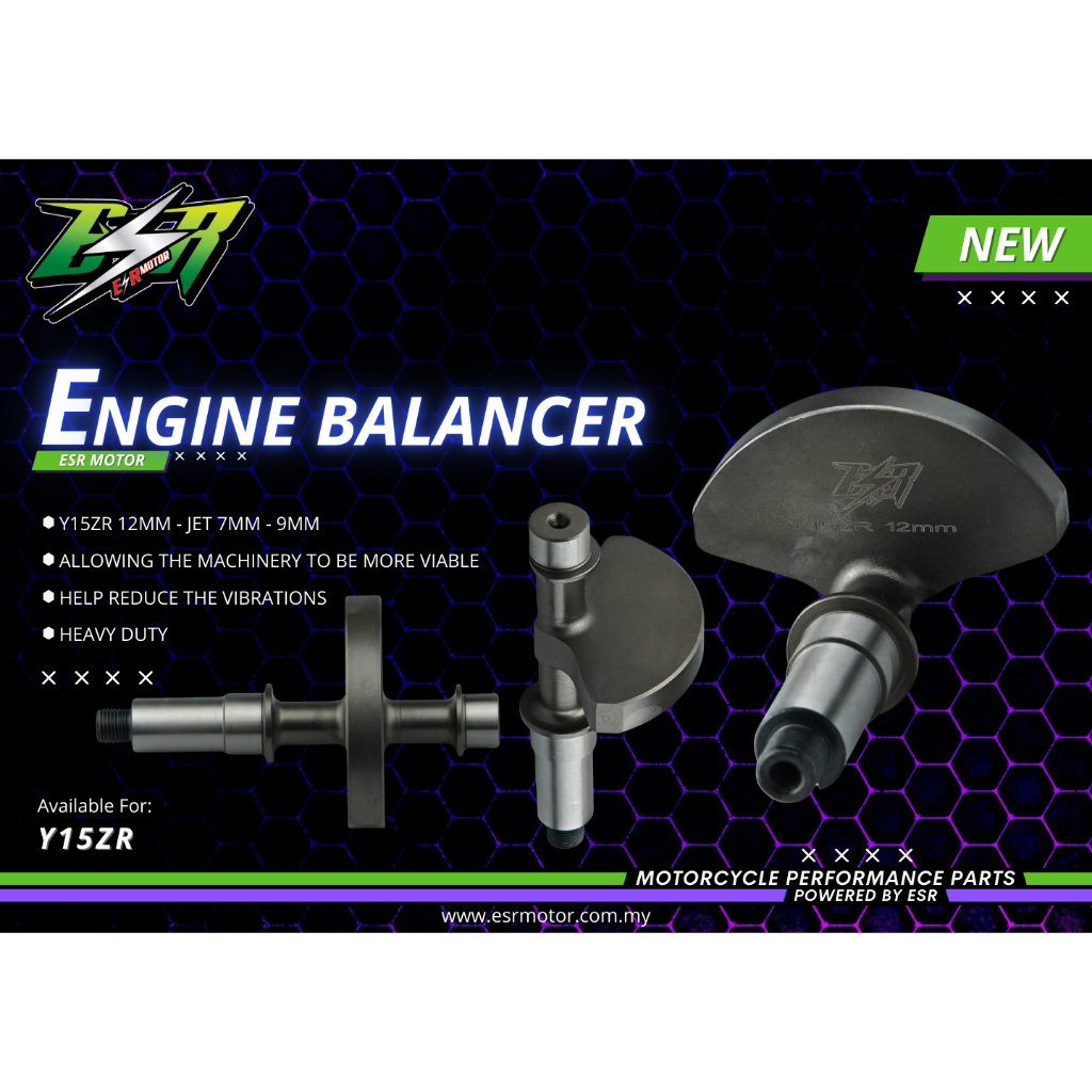 ESR MOTOR 12MM DAN 13MM BALANCER ENGINE FOR Y15ZR | Shopee Malaysia