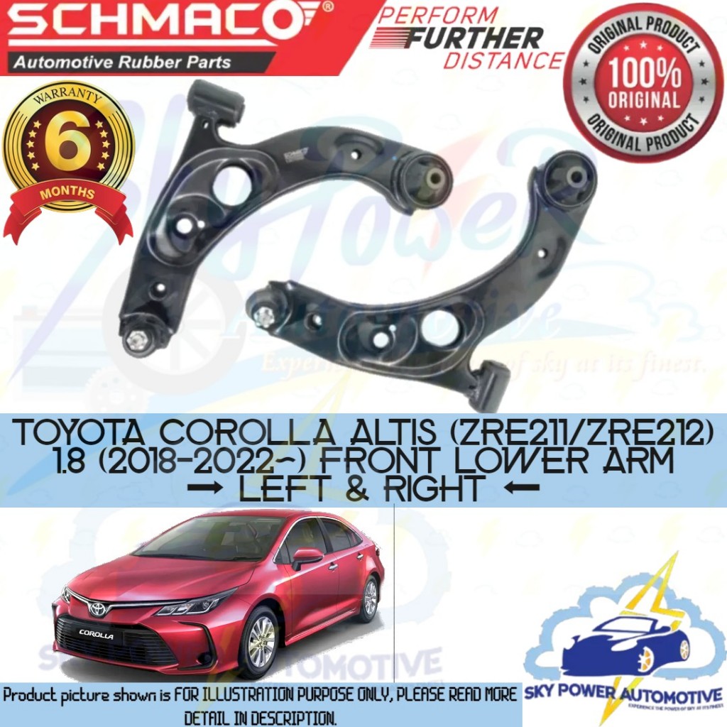TOYOTA COROLLA ALTIS ZRE211 / ZRE212 1.8 (2018-2022~) SCHMACO LOWER ARM ...