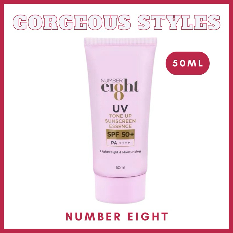 READY STOCK ️ NUMBER EIGHT UV Tone Up Sunscreen Essence SPF50+ PA ...
