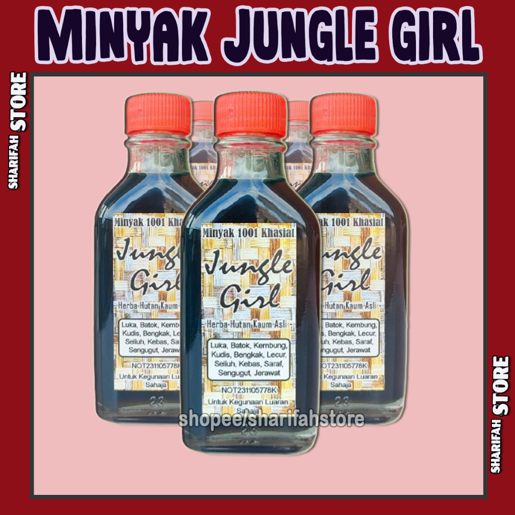 Minyak Jungle Girl 1001 Khasiat Minyak Herba Orang Asli | Shopee Malaysia